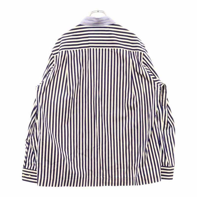 Sacai サカイ 24AW Cotton Poplin Shirt 24-03461M ストライプ Sacai サカイ 24AW Cotton Poplin Shirt 24-03461M ストライプ