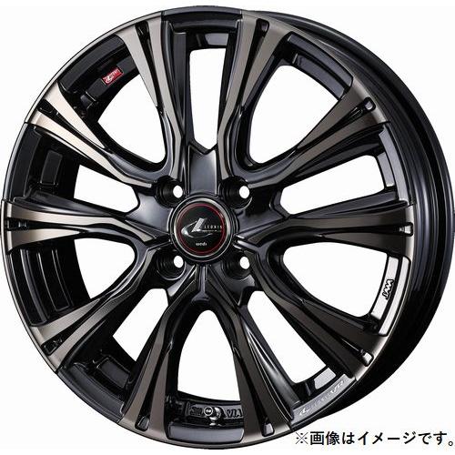 個人宅発送可能 ウエッズ Weds 15X4.5J +45 4穴 PCD100 PBMC/TI ホイール 1本 LEONIS VR レオニス・ブイアール (41209) | LINEブランドカタログ