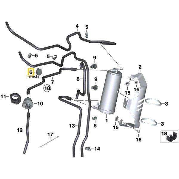 61137849481 BMW純正 ホース ホルダー 貼付済み HD店 | LINEショッピング