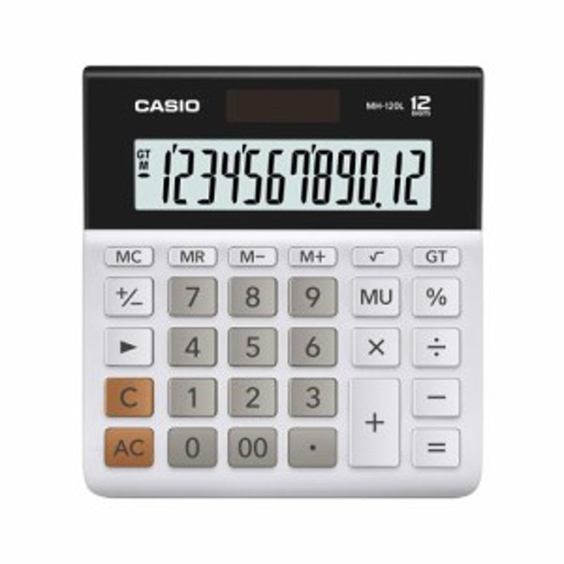 カシオ 卓上タイプ 12桁 電卓CASIO 本格実務電卓 JF-120VB-N 売れ筋新商品