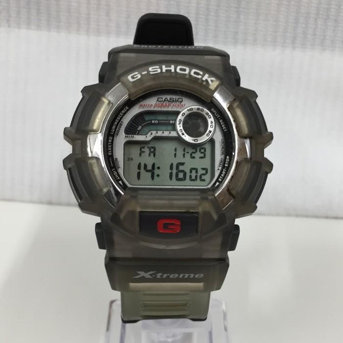 【中古】カシオ ジーショック メンズ腕時計 エクストリーム DW-9500 クオーツ スケルトン SS/ラバー グレー系[jggW ...