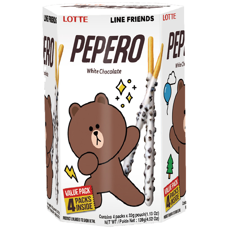 Lotte Pepero 白巧克力棒分享盒推薦 家樂福線上購物 Line購物