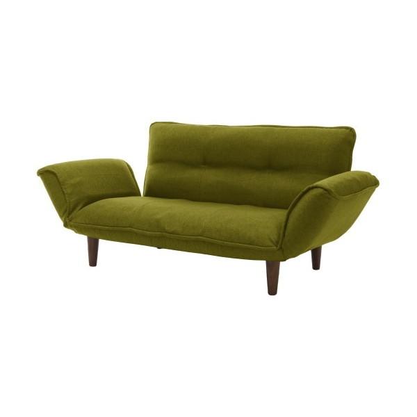 CELLUTANE KAN ソファ タスクグリーン 日本製 14段 リクライニング 座面ポケットコイル 二人掛け A01p-583GRN メーカー直送 | LINEブランドカタログ