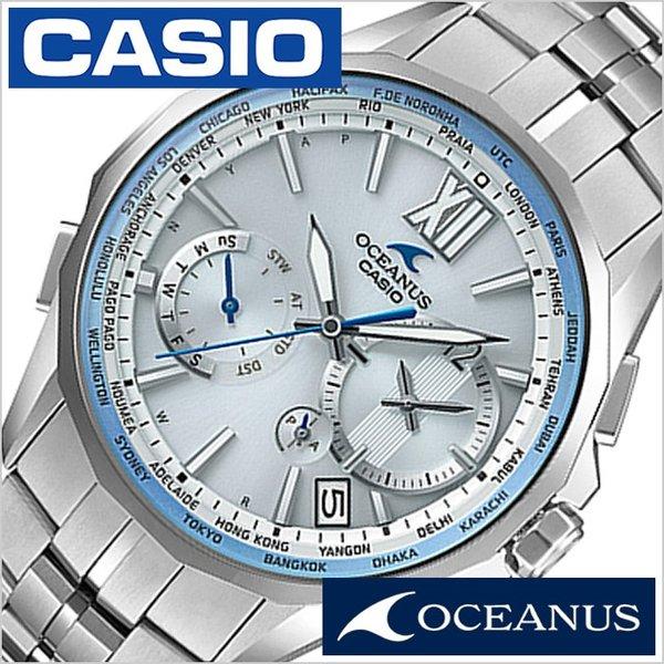 カシオ オシアナス マンタ ペアモデル 時計 CASIO OCEANUS 腕時計 カシオ時計 Manta Pair メンズ ホワイト OCW-S3400H-7AJF | LINEブランドカタログ