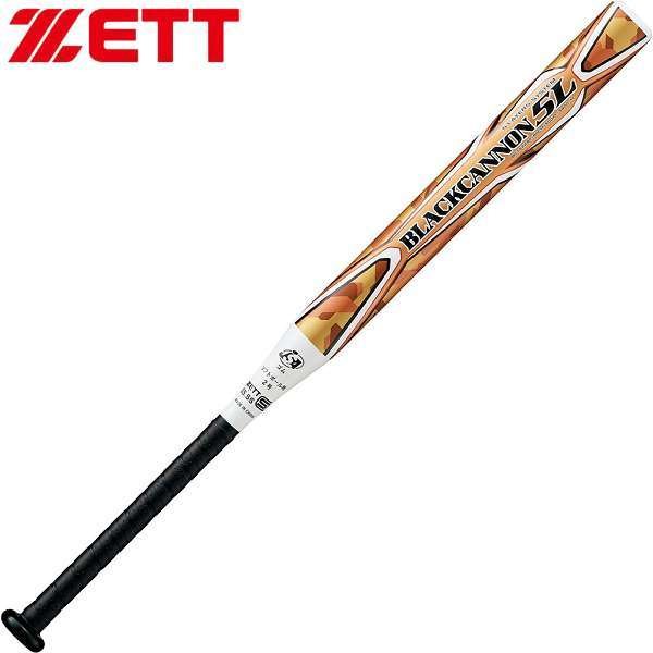 ＜ゼット＞ ZETT ソフト2号 FRP製 カーボン製 バット ブラックキャノン−5L 78cm (8200：ゴールド) BCT52218-8200 | LINEショッピング