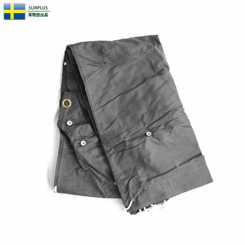 実物 新品 スウェーデン軍 テントシェル グレー デッドストック 実物 新品 スウェーデン軍 テントシェル グレー デッドストック