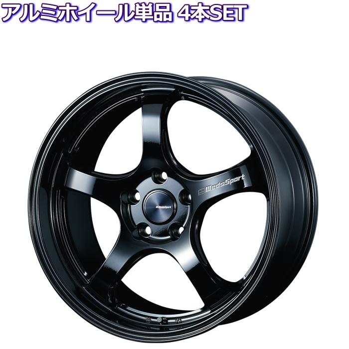 19インチ 5穴 114.3 8J/8.5J/9.5J/10.5J WedsSport RN-05M GLOSS BLACK ホイール単品 4本セット | LINEブランドカタログ
