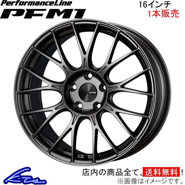 エンケイ パフォーマンスライン PFM1 1本販売 ホイール ミラージュ【16×6.5J 4-100 INSET38】5BA-A03A ENKEI PerformanceLine アルミ ...