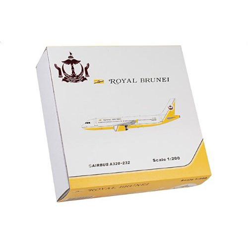 1:200 JC ウィングス 200 JC2125 エアバス A320-200 ダイキャスト モデル ロイヤル Brunei V8-RBS ...
