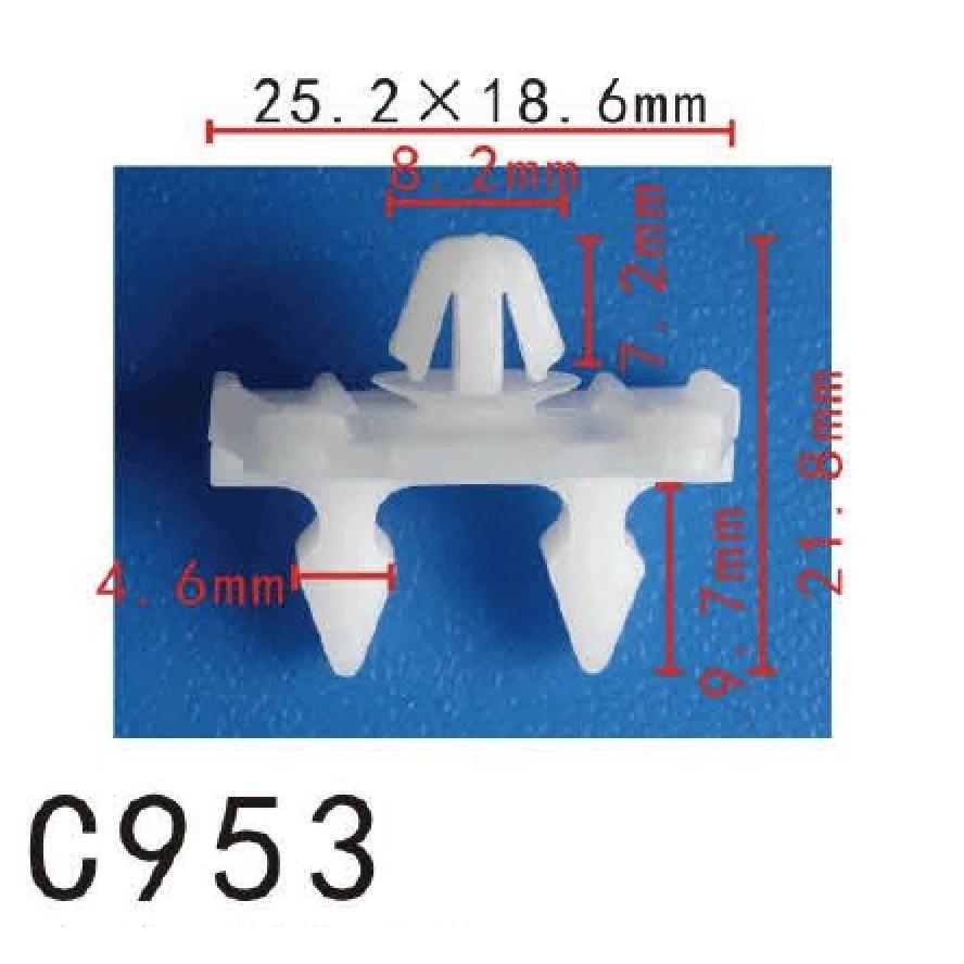 クリップ リベット メルセデス・ベンツ系 ドア用 PF-C953 10個 , 納期4日程度 | LINEブランドカタログ