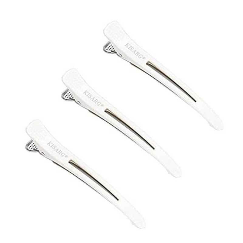 ダッカール プロ用 美容師 理髪 業務用 ヘアクリップ 前髪 強力 跡がつかない shefun ヘアピン黒 ワニクリップ 髪留め 7cm 8 超話題新作