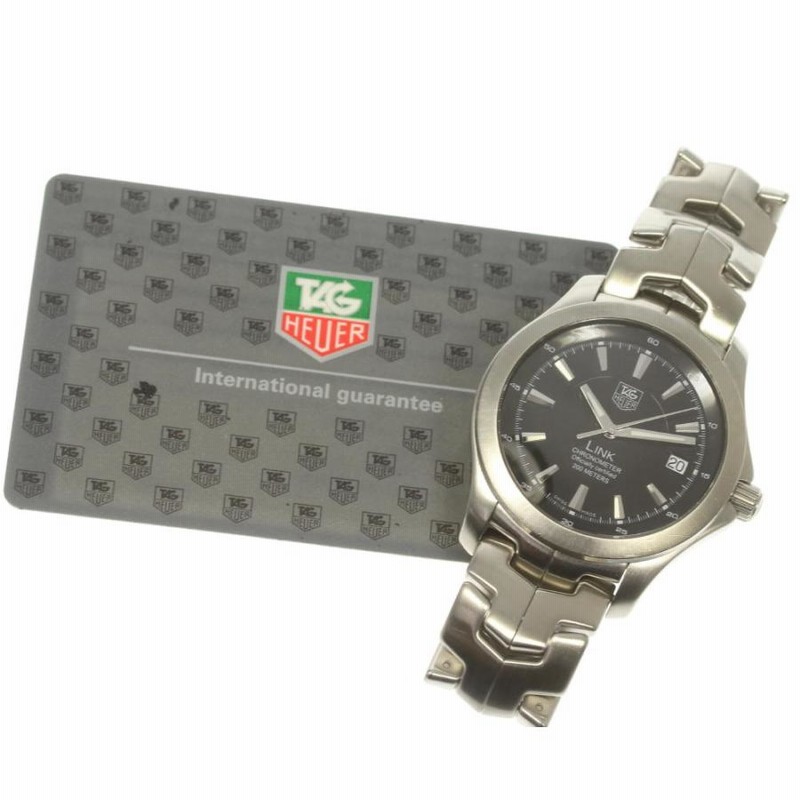 TAG HEUER】タグホイヤー リンク デイト WJF5110 自動巻き TAG HEUER】タグホイヤー リンク デイト WJF5110 自動巻き