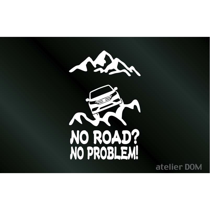 CR-V RM系 オフロード ステッカー NO ROAD? NO PROBLEM! CRV | LINEブランドカタログ