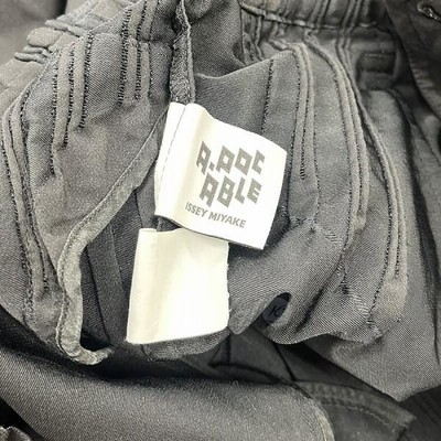 値下げ】A-POC ABLE ISSEY MIYAKE TYPE-S-002 パンツ ブラック 値下げ】A-POC ABLE ISSEY MIYAKE TYPE-S-002 パンツ ブラック