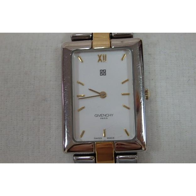 ジバンシー GIVENCHY レディース 腕時計 MILLESIME REG.MODEL SS ホワイト 文字盤 シルバー×ゴールド クォーツ【中古】bt1041 | LINEブランドカタログ