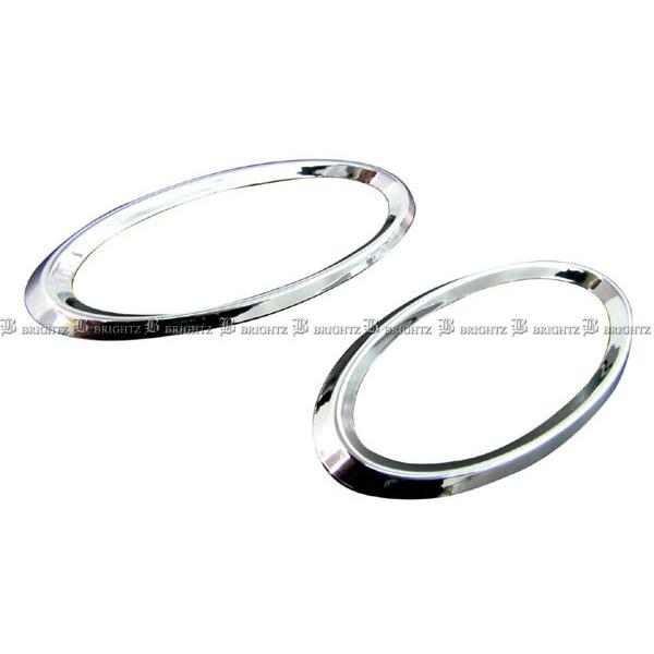 ヴィッツ NCP95 KSP90 メッキ サイド マーカー リング ターン ライト ランプ ビッツ ガーニッシュ SID−RIN−014 ...