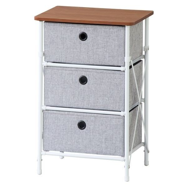 簡単組立チェスト3D AZUMAYA LFS-701GYGY 同梱不可 【LF】 通販 LINEポイント最大0.5%GET | LINEショッピング