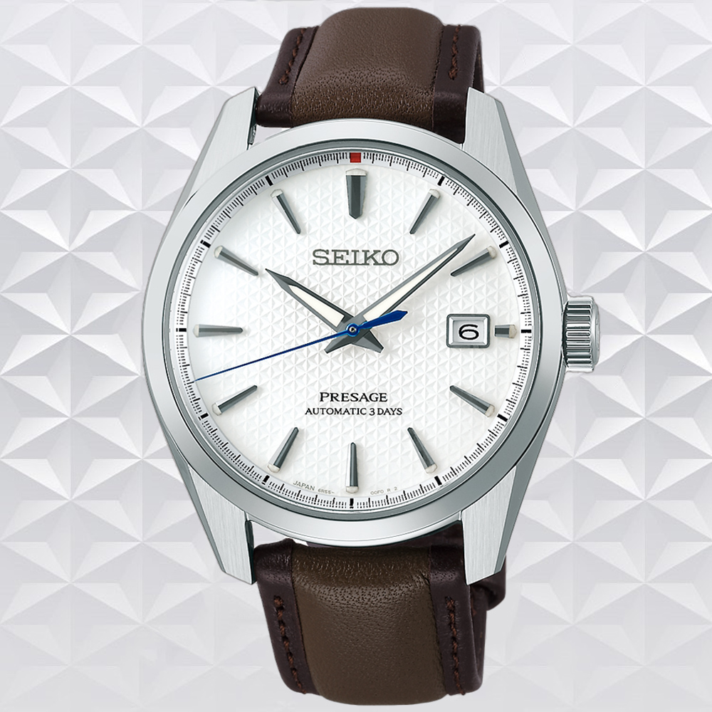 SEIKO 精工 PRESAGE 新銳系列 製錶110週年 三日鍊 麻葉圖騰 限量機械腕錶 SPB413J1/6R55-00F0S推薦 ...