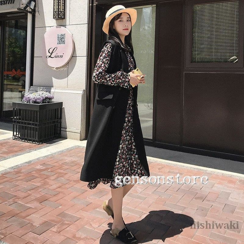 ミモレ丈 ロングベスト ジレ レディース 春夏 トップス ロング ミモレ丈 ロングベスト ジレ レディース 春夏 トップス ロング