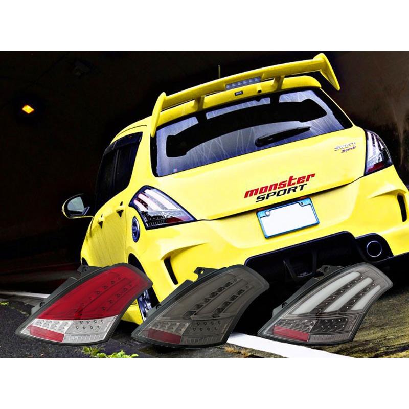 スイフト LEDテール ZC72S ZD72S ZC32S スイフトRS スイフトスポーツ ファイバーテールV3 流れるウインカー シーケンシャルウインカー 78WORKS (J185 通販 ...