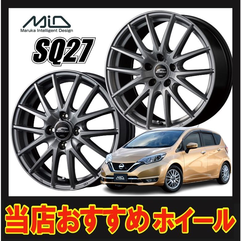 15インチ 4H100 4.5J+45 4穴 シュナイダー SQ27 ホイール 1本 メタリックシルバー MID SCHNEIDER SQ27 MA | LINEショッピング