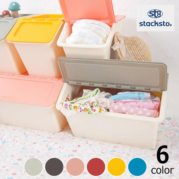 フタ付き収納ボックス 30.4L（1個） stacksto,(スタックストー) pelican wide（ペリカン ワイド） | LINEブランドカタログ