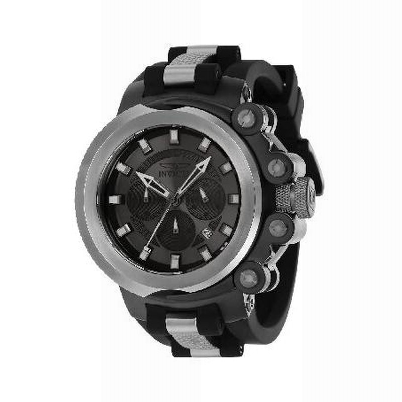 Invicta Men s 55mm Coalition Forces Quartz Titanium Black Watch Model 38338 LINE