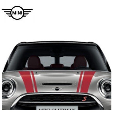 MINI純正 エンジンフード・ストライプ（チリ・レッド）(F54) | LINEショッピング