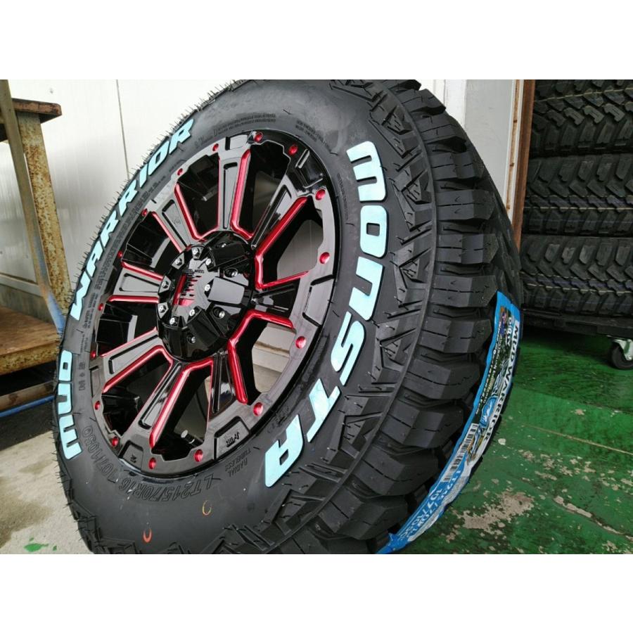 デリカD5 エクストレイル クロスロード RAV4 CX5 タイヤホイール MONSTA MUDWARRIOR モンスタ 215/70R16 235/70R16 16インチ DeathRock ...